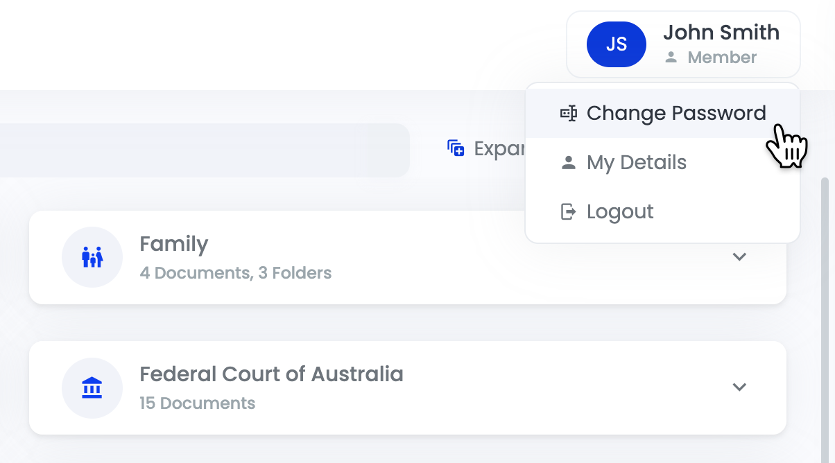 Changing Your Password